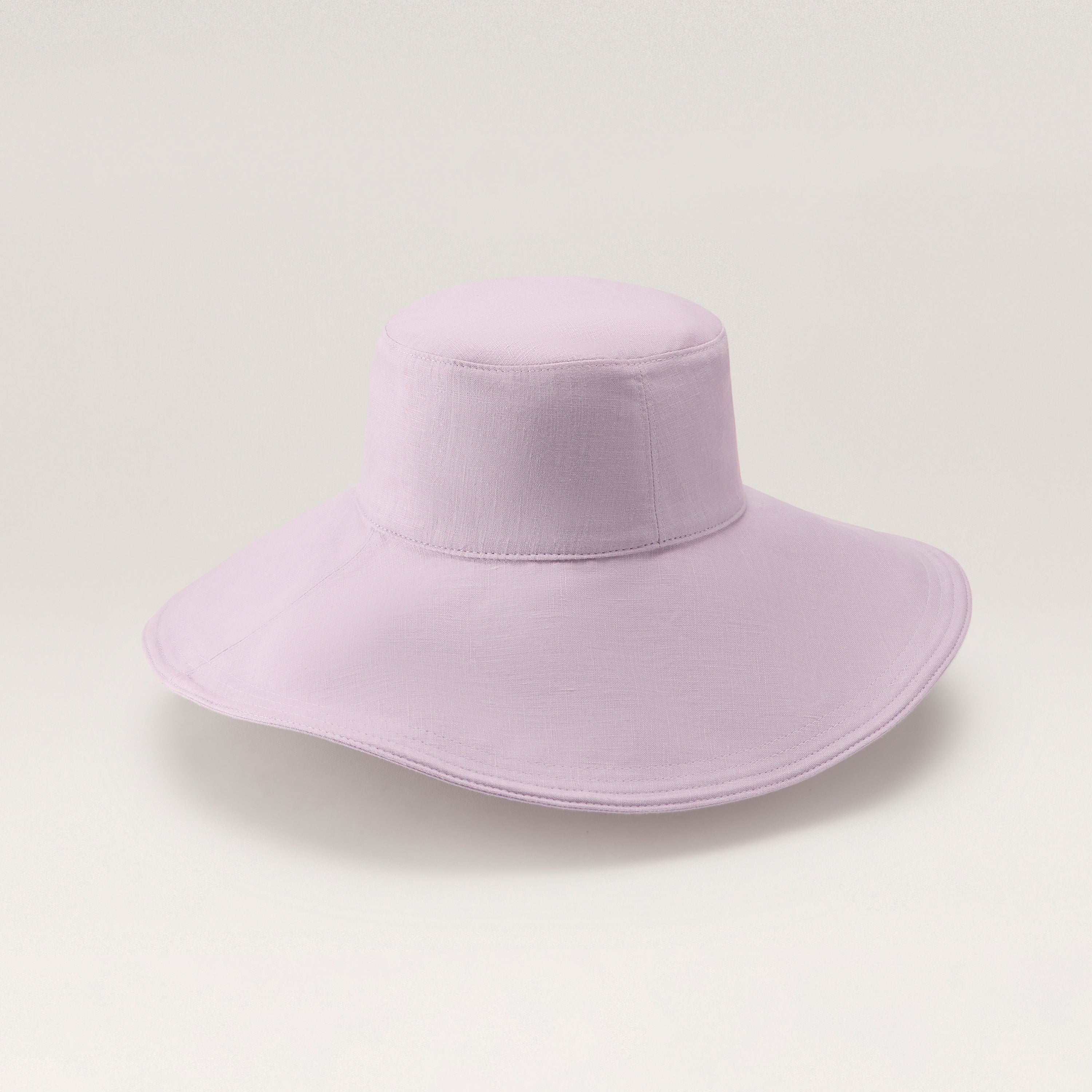 Buy Isha Linen Blend Bucket - Lilac - Helen Kaminski