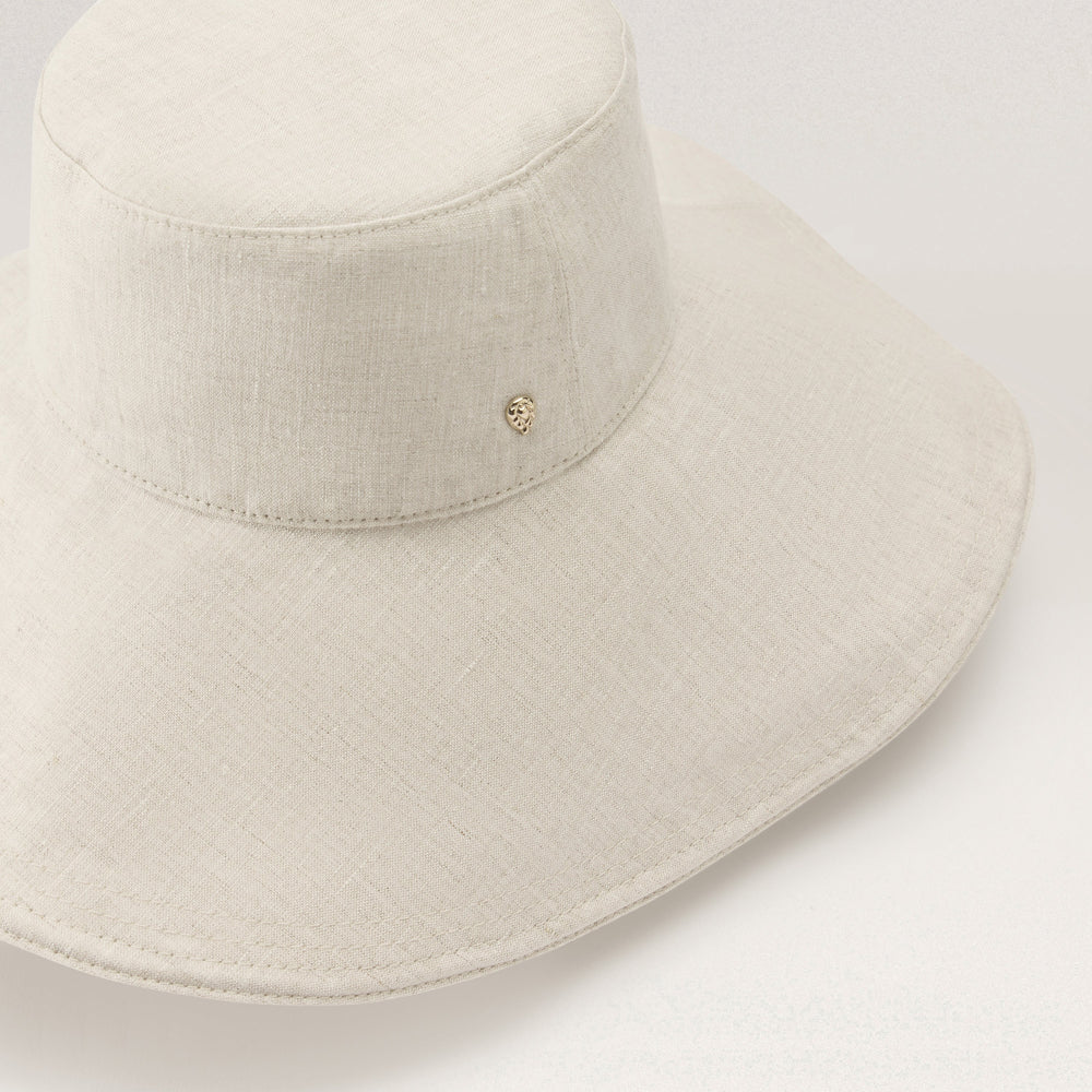 Buy Isha Linen Blend Bucket - Natural - Helen Kaminski