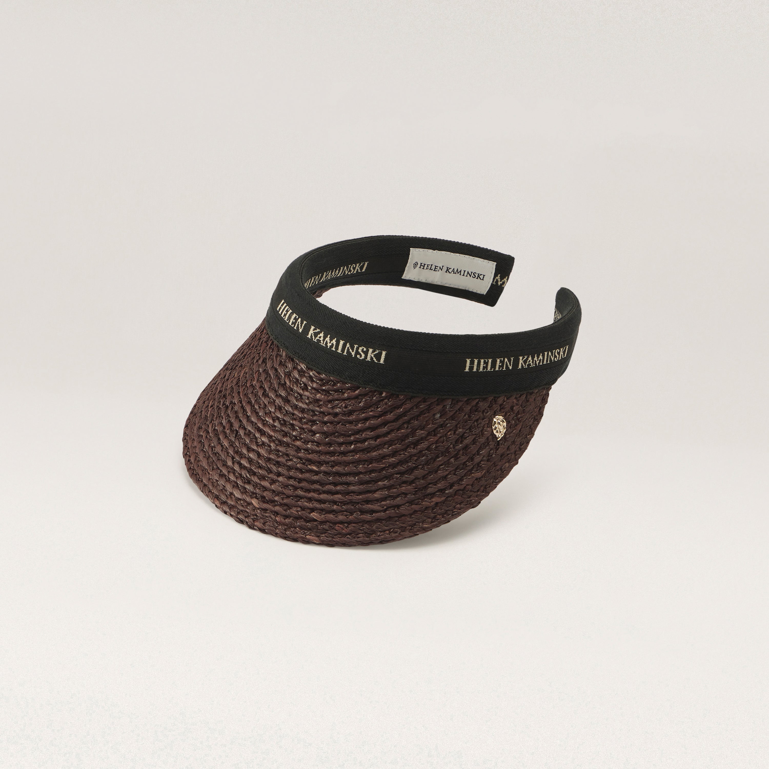 Bianca 8 Raffia Logo Visor