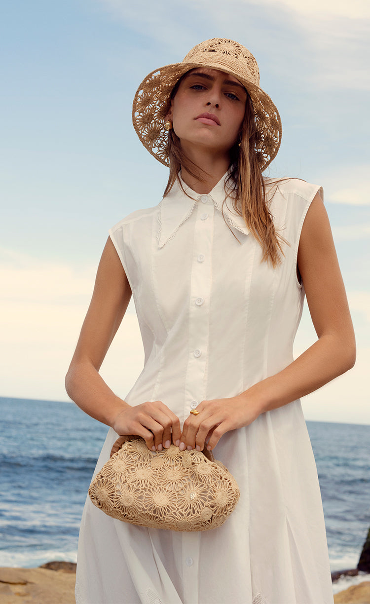 Raffia Lace Flower - Raffia Techniques - Helen Kaminski